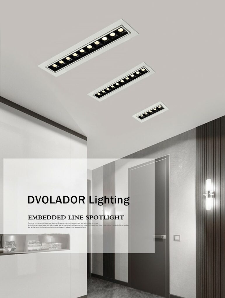 Proyector lineal empotrado en techo potencias desde 2W hasta 20W ...
