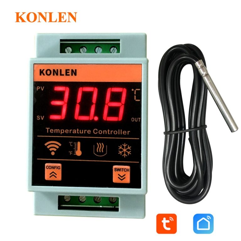 Control temperatura WIFI termo agua caliente, salida 1 relé, válido ...